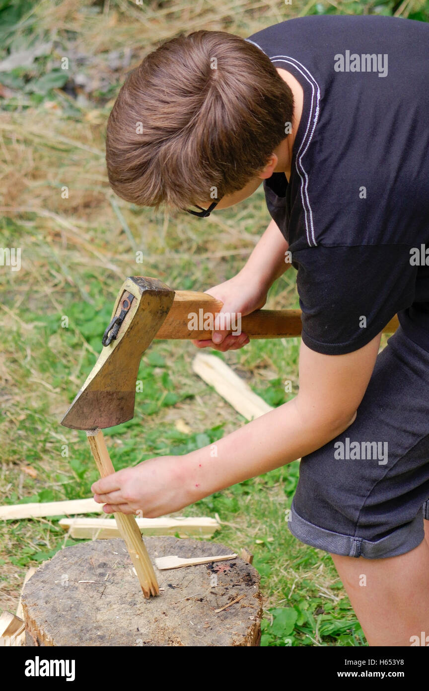 Axe Swing High Resolution Stock Photography and Images - Alamy