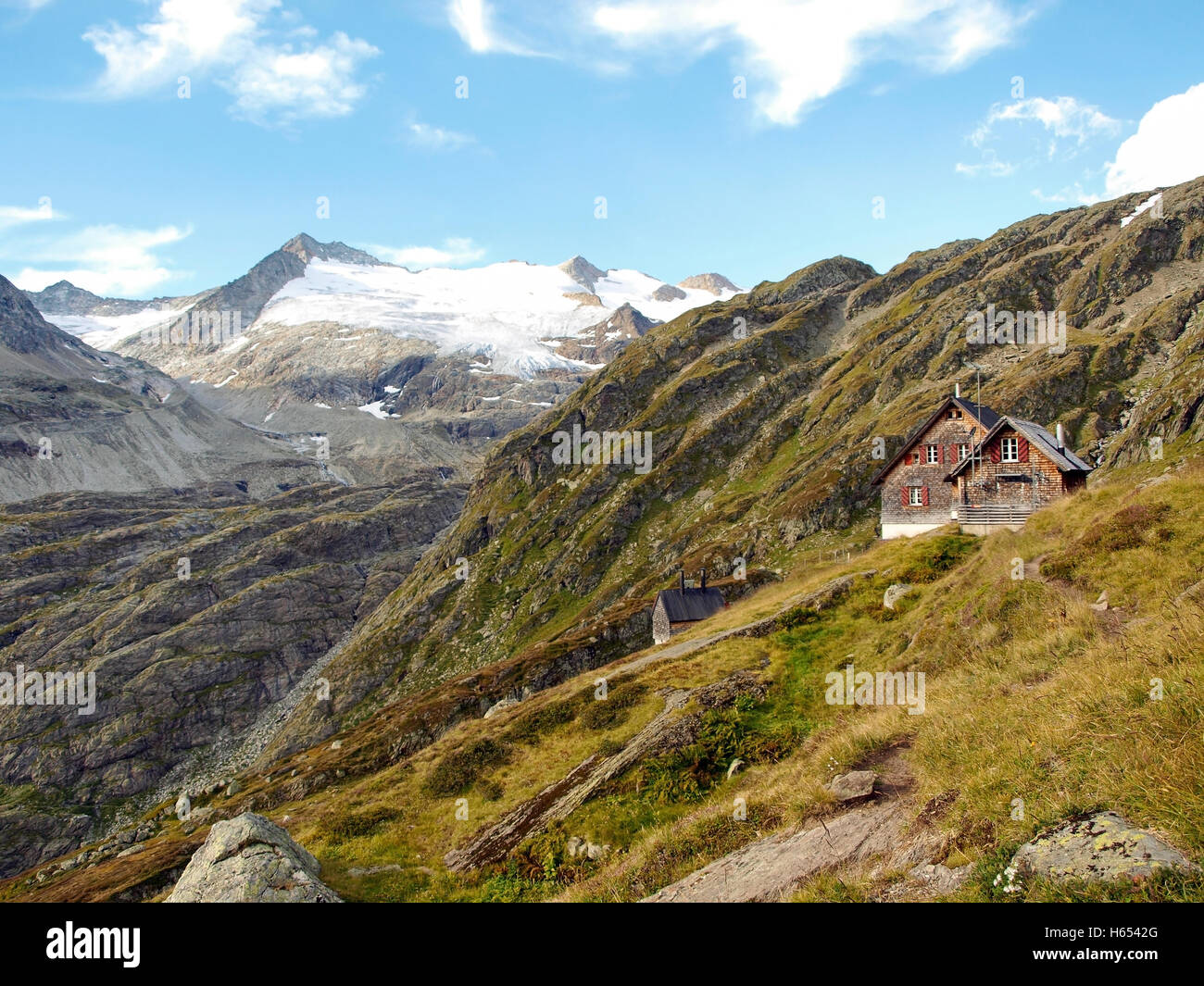Alpine house on glacier hi-res stock photography and images - Alamy
