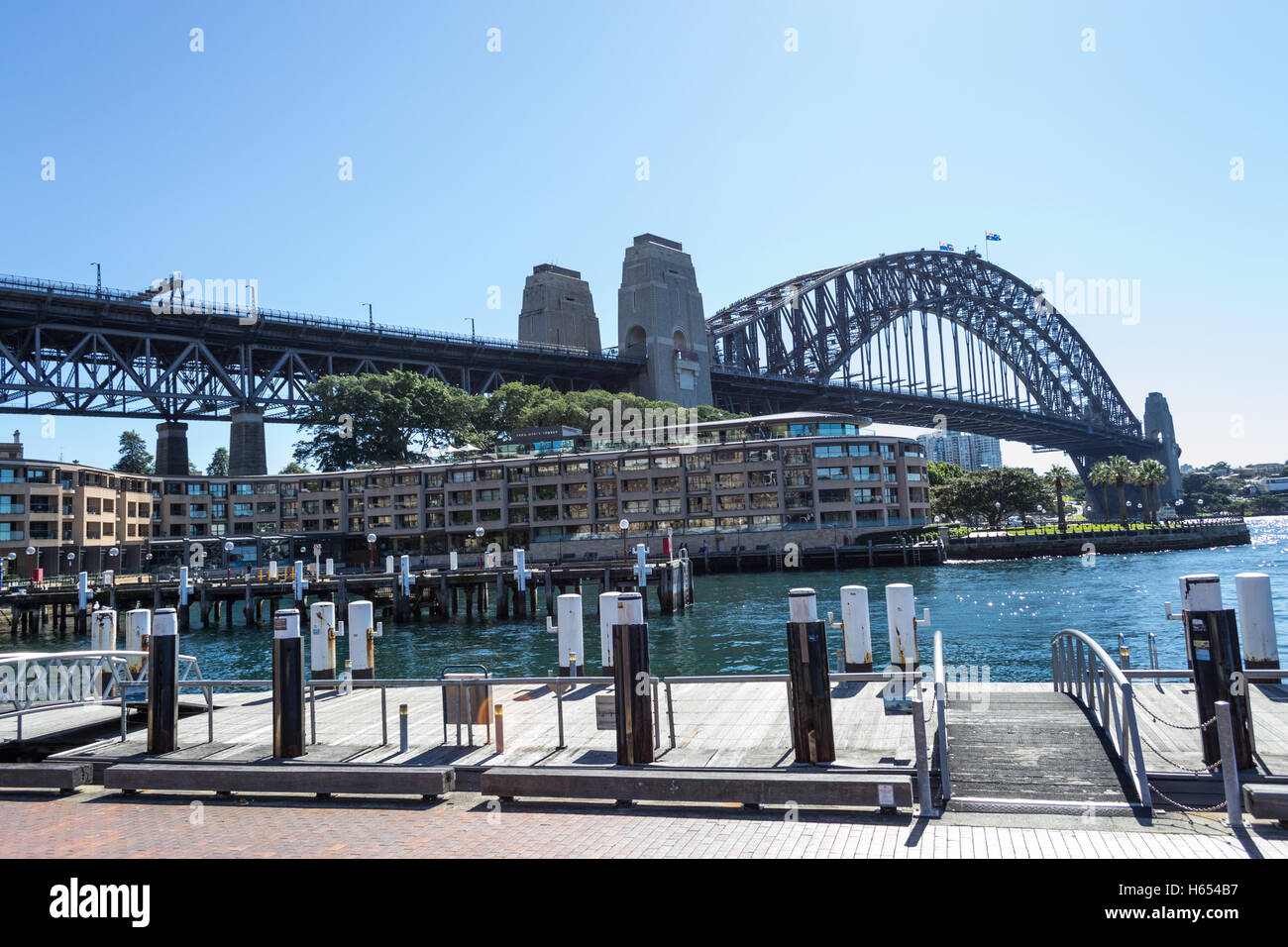 Sydney Harbor bridge, a main touristic attraction in sydney Stock Photo ...