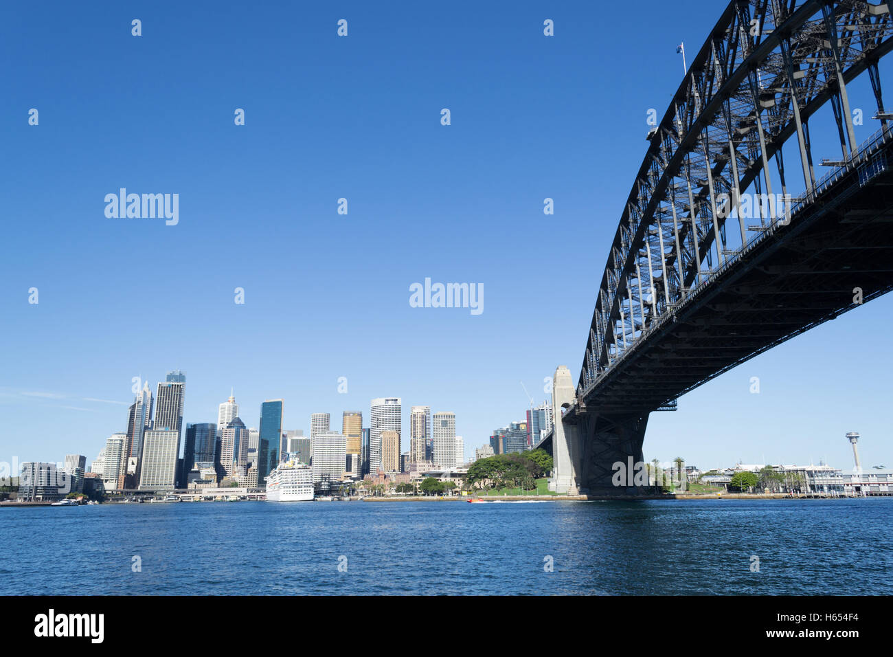 Sydney Harbor bridge, a main touristic attraction in sydney Stock Photo ...