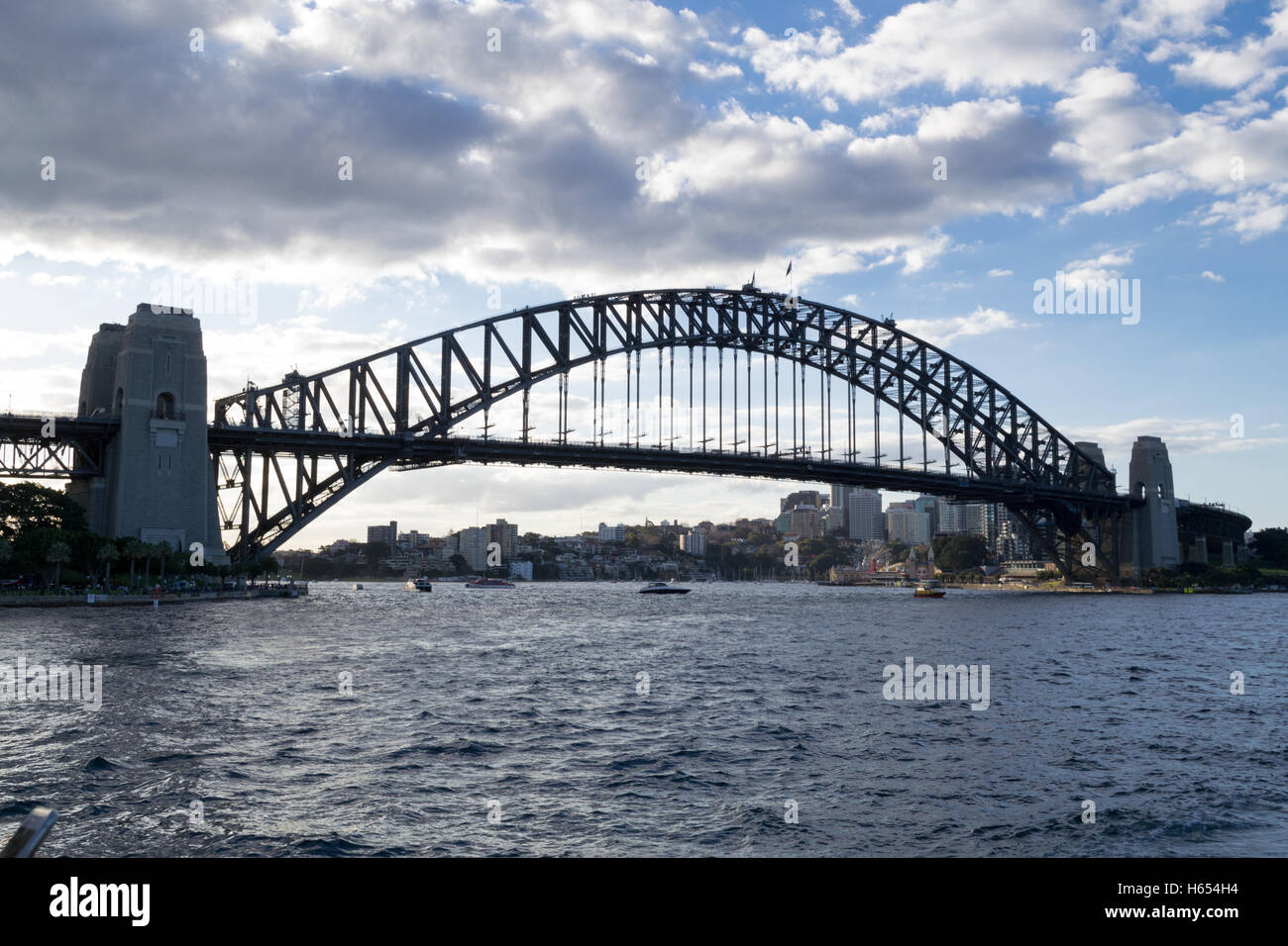 Sydney Harbor bridge, a main touristic attraction in sydney Stock Photo ...