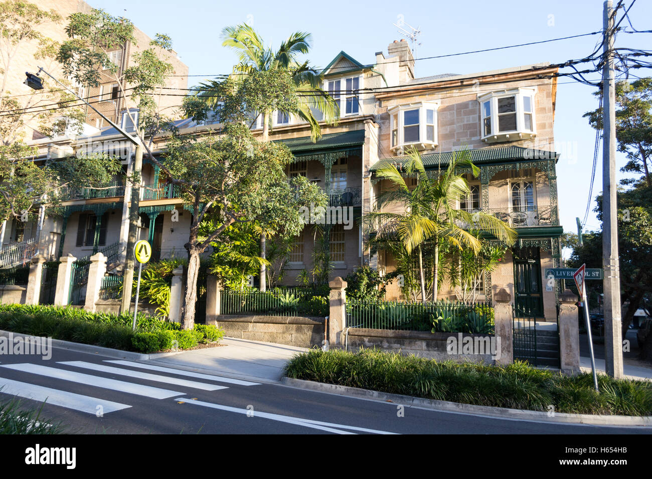 Typical Victorian houses in Sydney Stock Photo - Alamy