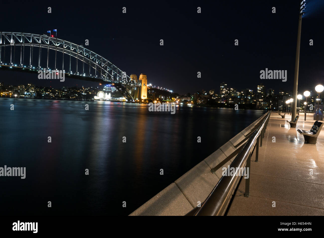 Sydney Harbor bridge, a main touristic attraction in sydney Stock Photo ...