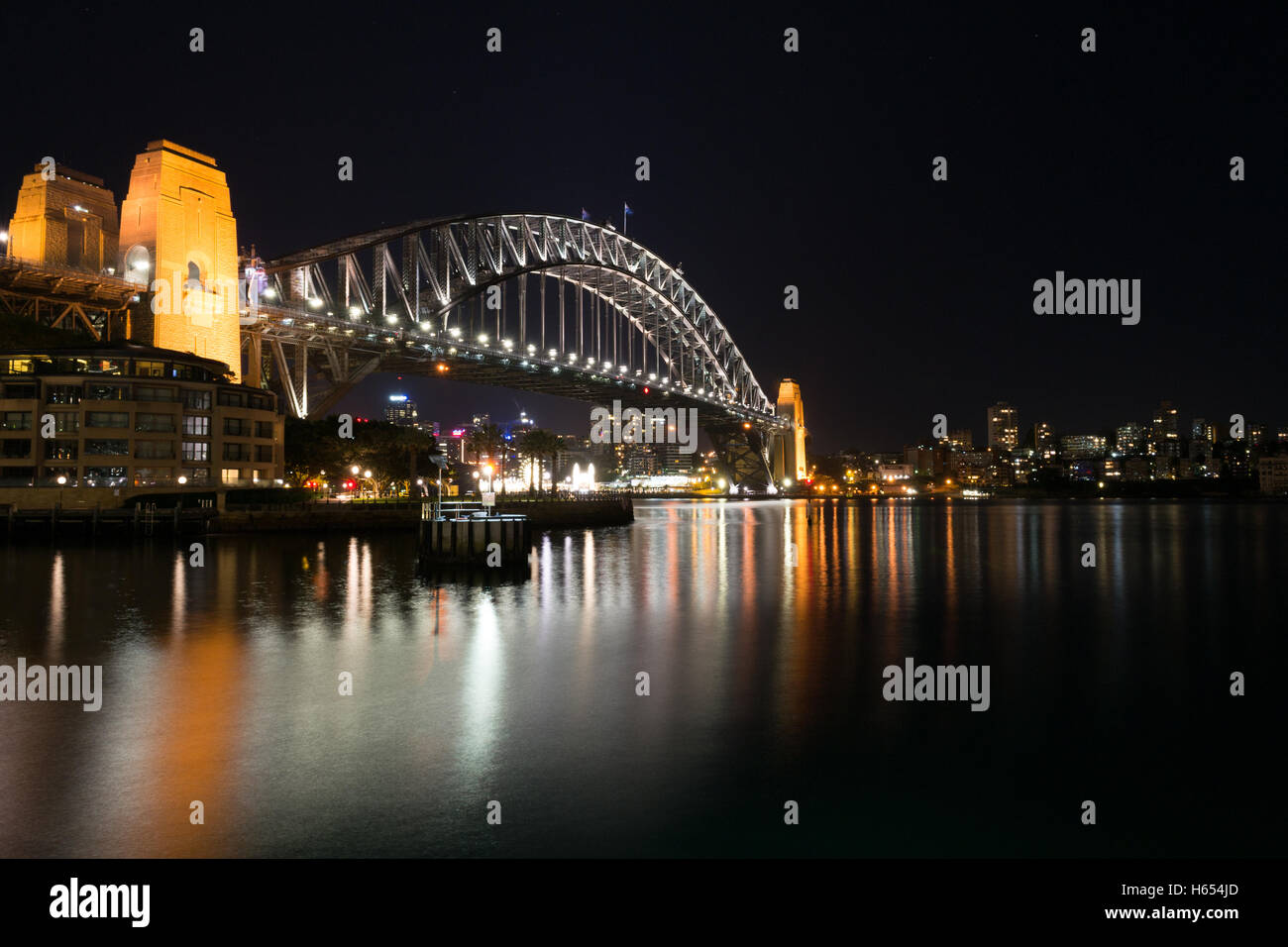 Sydney Harbor bridge, a main touristic attraction in sydney Stock Photo ...