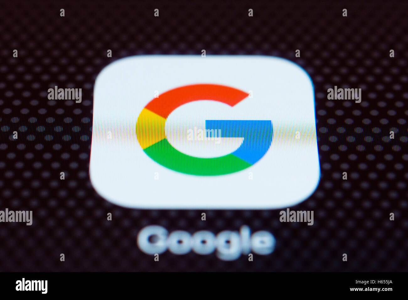 Google logo app phone hi-res stock photography and images - Alamy