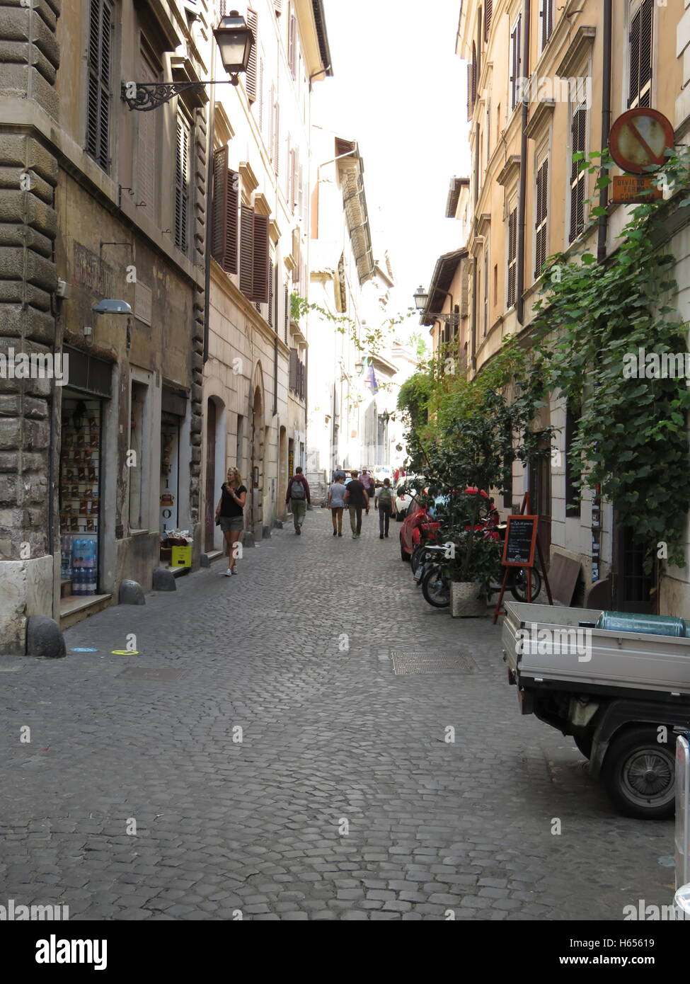 Rome Back Street Stock Photo - Alamy