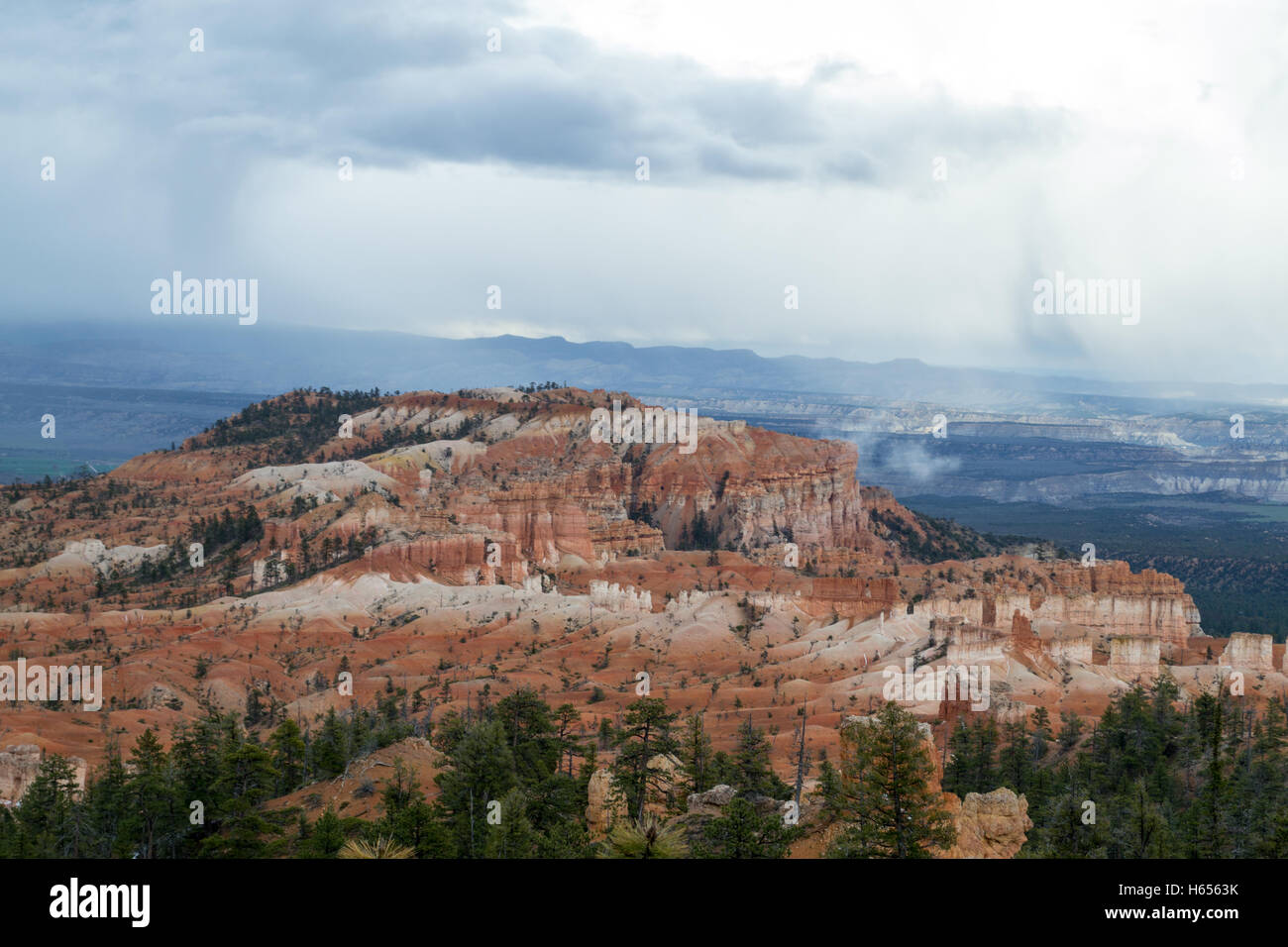 Bryce Canyon in Utah with its geological feature the Hoodoos Stock ...