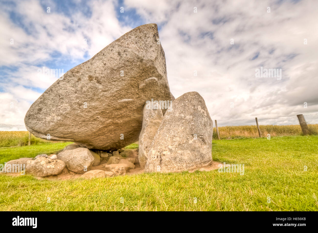 Browneshill Dolmen Ireland Megalithic Rock Stock Photo - Alamy