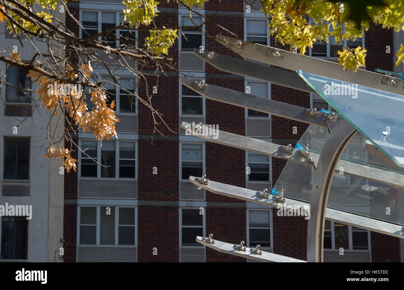 New York, NY, USA. 18th Oct, 2016. A detail of the Q line 96th Street ...