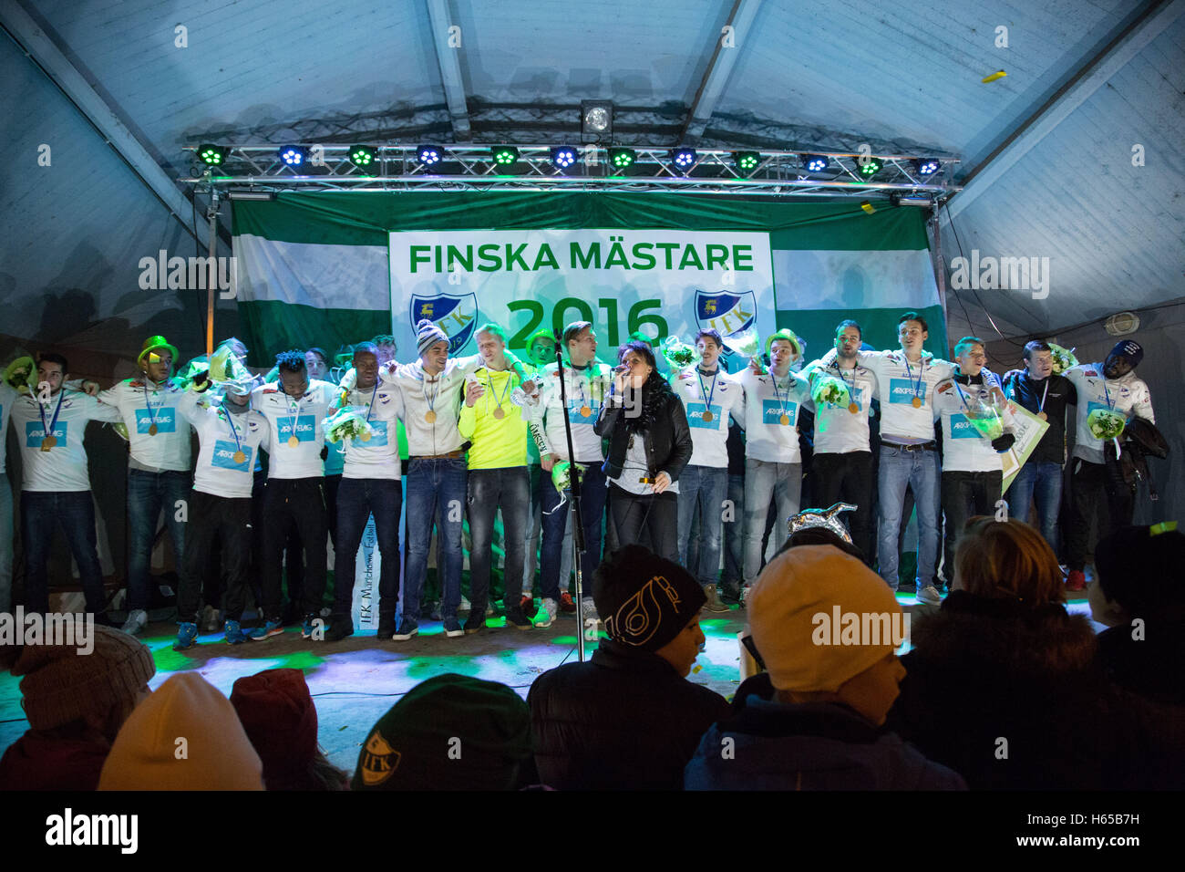 Main Square, Mariehamn, Åland, Finland, October 24 2016. Pictures: The ...