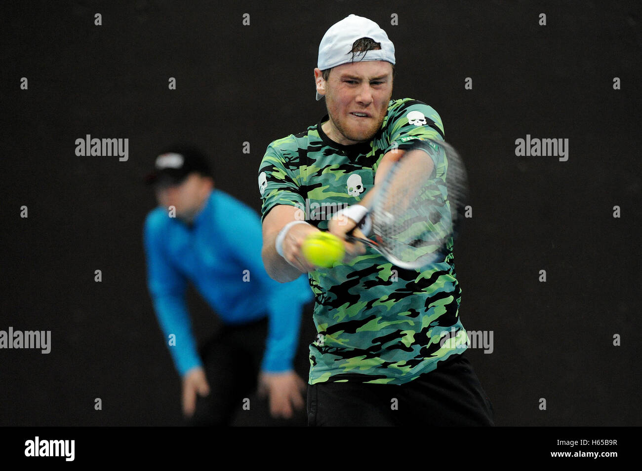 Jakobshalle, Basel, Switzerland. 24th Oct, 2016. Basel Swiss Indoors ...