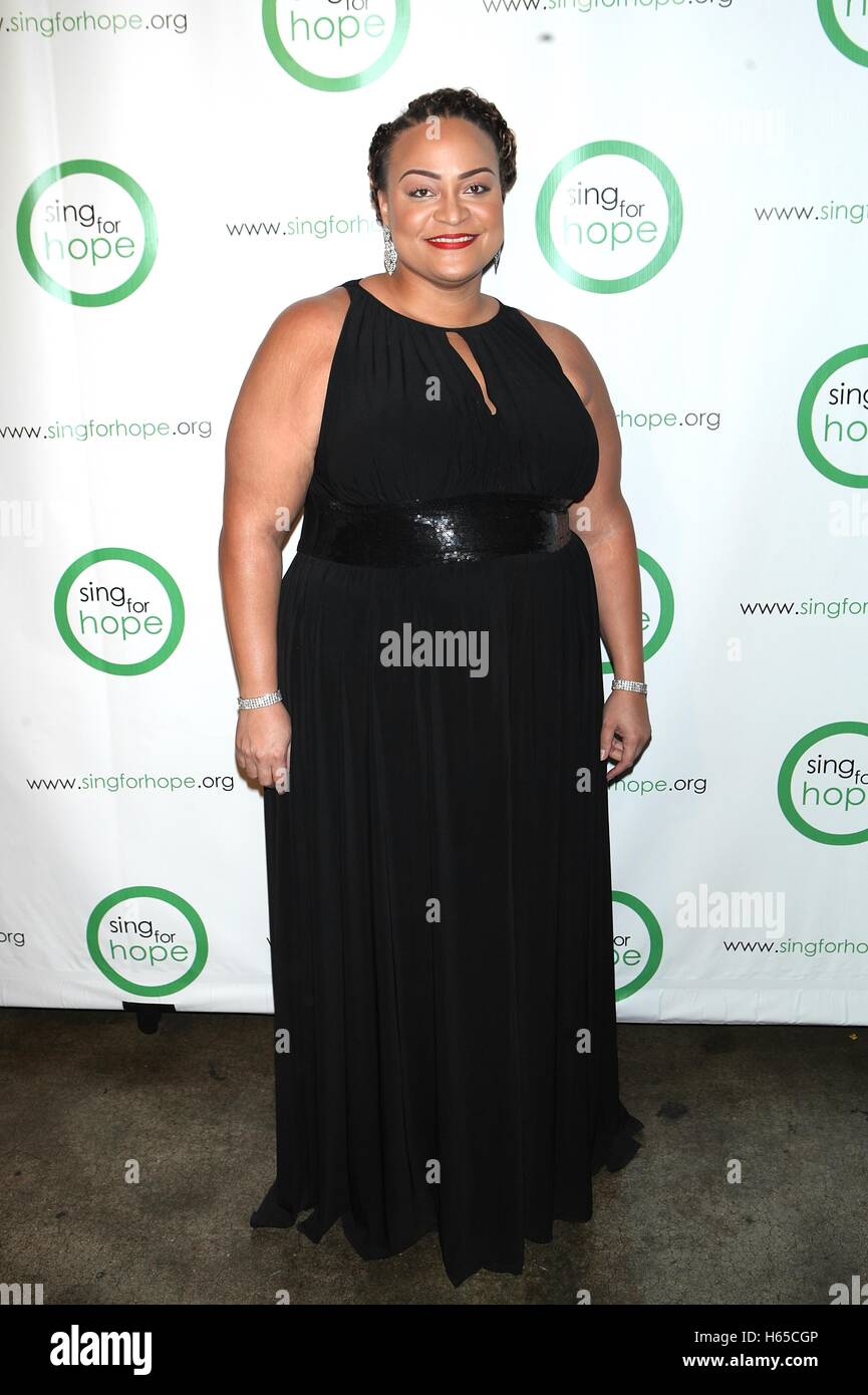 New York, NY, USA. 24th Oct, 2016. Angela Birchett attends "Sing for ...