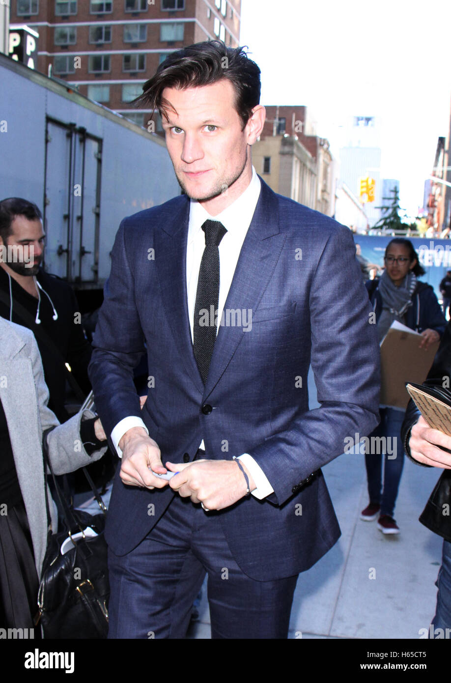 NEW YORK, NY-October 24: Matt Smith at Netflix's screening of The Crown ...