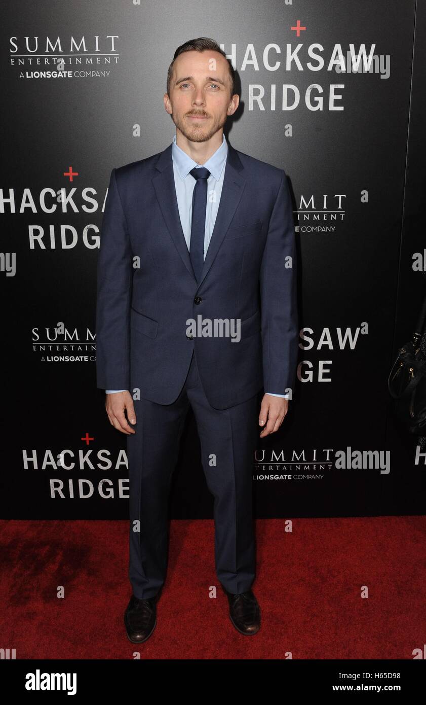 Beverly Hills, CA. 24th Oct, 2016. Benedict Hardie at arrivals for ...