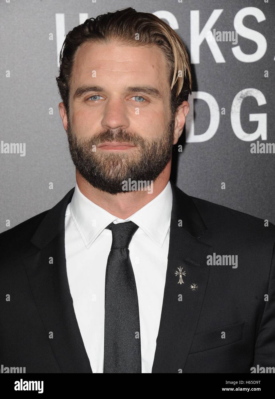 Beverly Hills, CA. 24th Oct, 2016. Milo Gibson at arrivals for HACKSAW ...