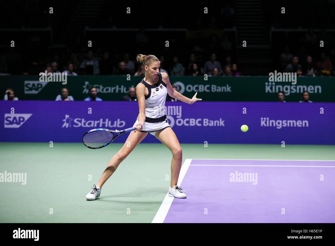 Singapore indoor stadium, Singapore. 24th October, 2016. BNP Paribas ...