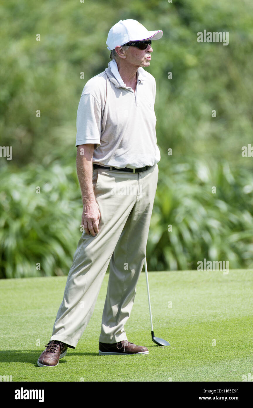 Michael Douglas during the World Celebrity Pro-Am 2016 Mission Hills ...