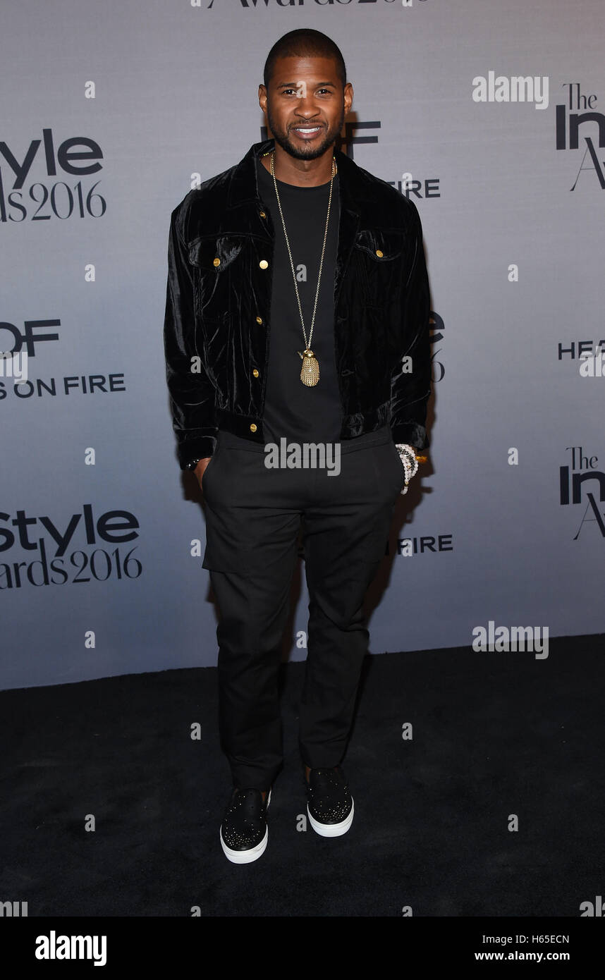Los Angeles, California, USA. 24th Oct, 2016. Usher arrives for the ...