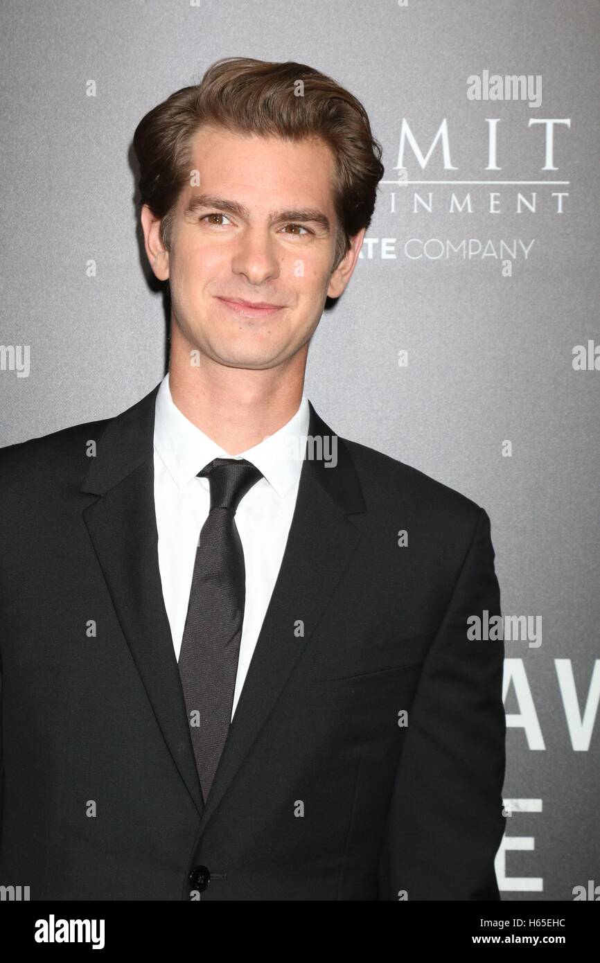 Beverly Hills, CA. 24th Oct, 2016. Andrew Garfield at arrivals for ...