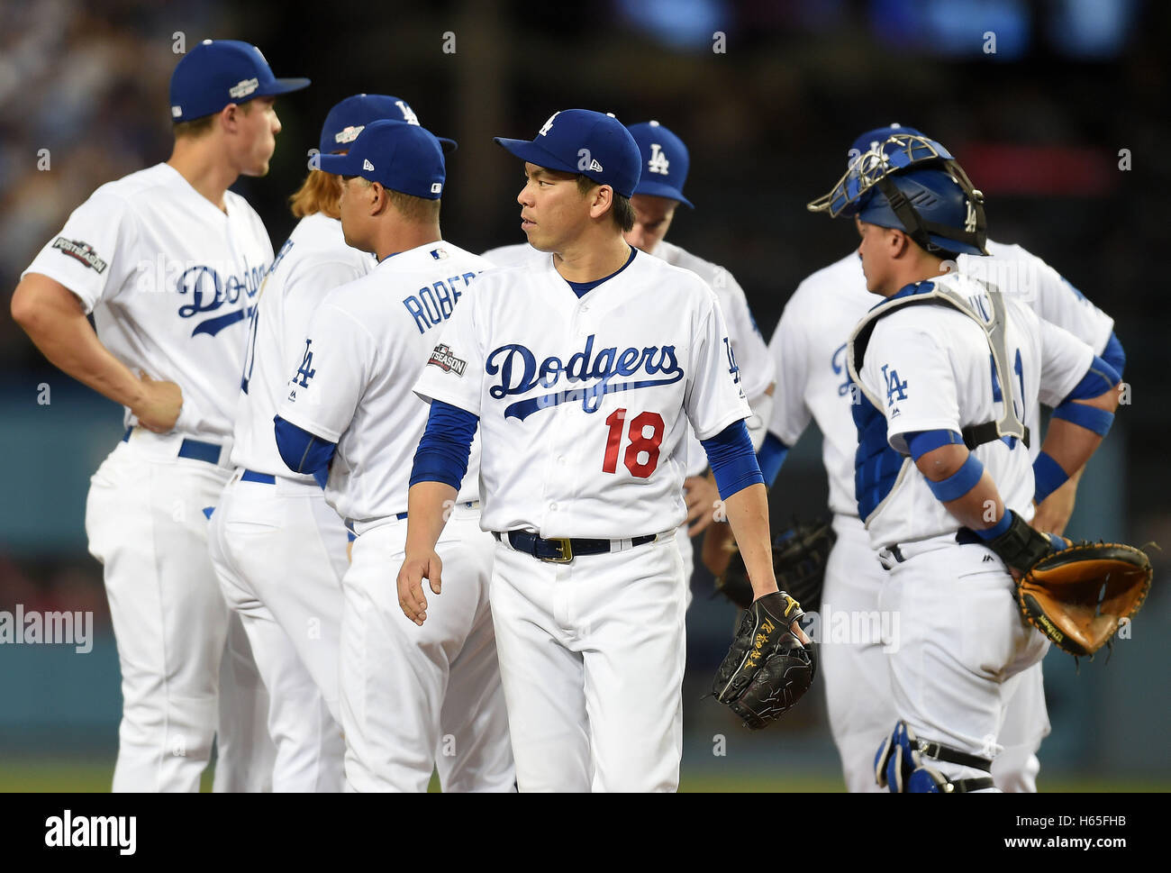 Los Angeles, CA. 20th Oct, 2016. Kenta Maeda (Dodgers) MLB : Kenta ...