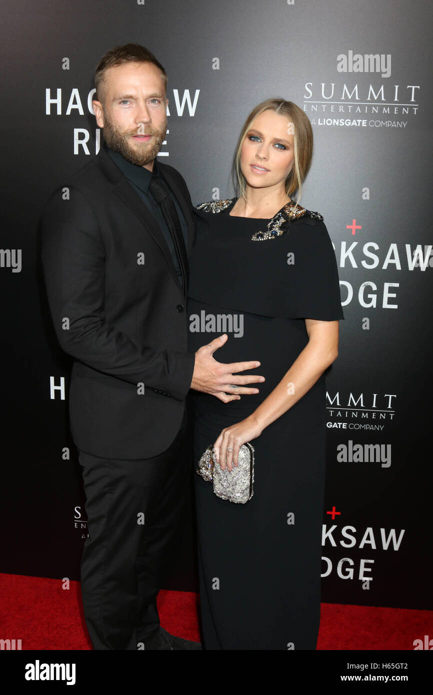 Beverly Hills, Ca. 24th Oct, 2016. Mark Webber, Teresa Palmer at the ...