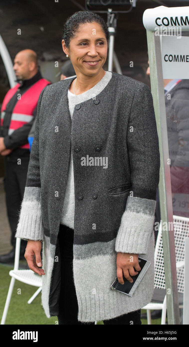 Aalen, Germany. 25th Oct, 2016. Germany national coach Steffi Jones ...
