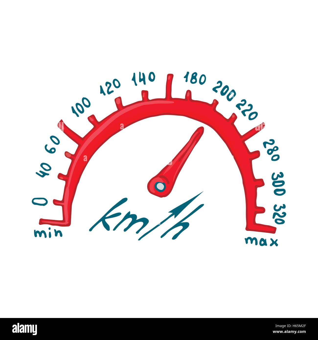 Speedometr icon, cartoon style Stock Vector Image & Art - Alamy