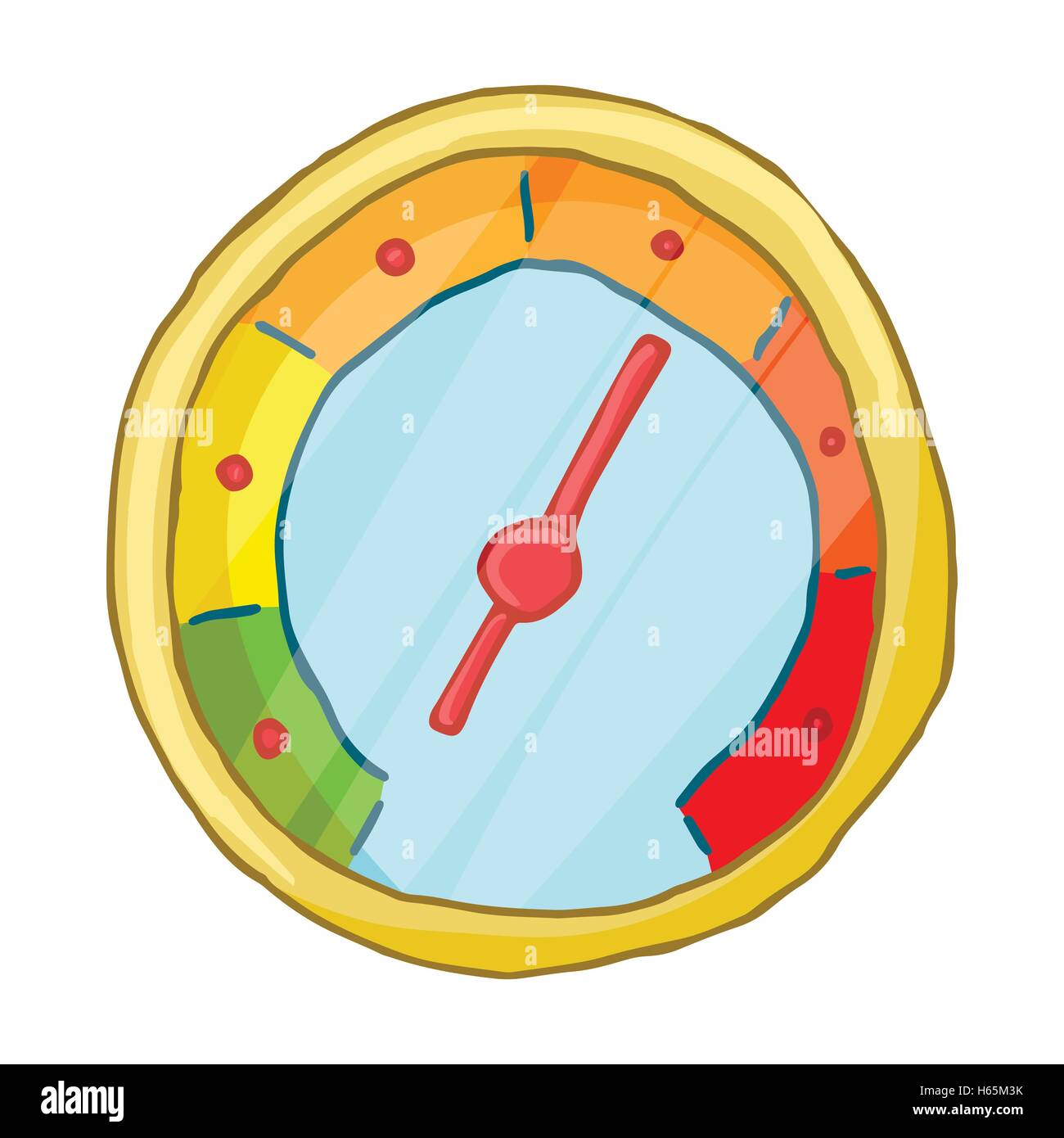 Speedometr icon, cartoon style Stock Vector Image & Art - Alamy