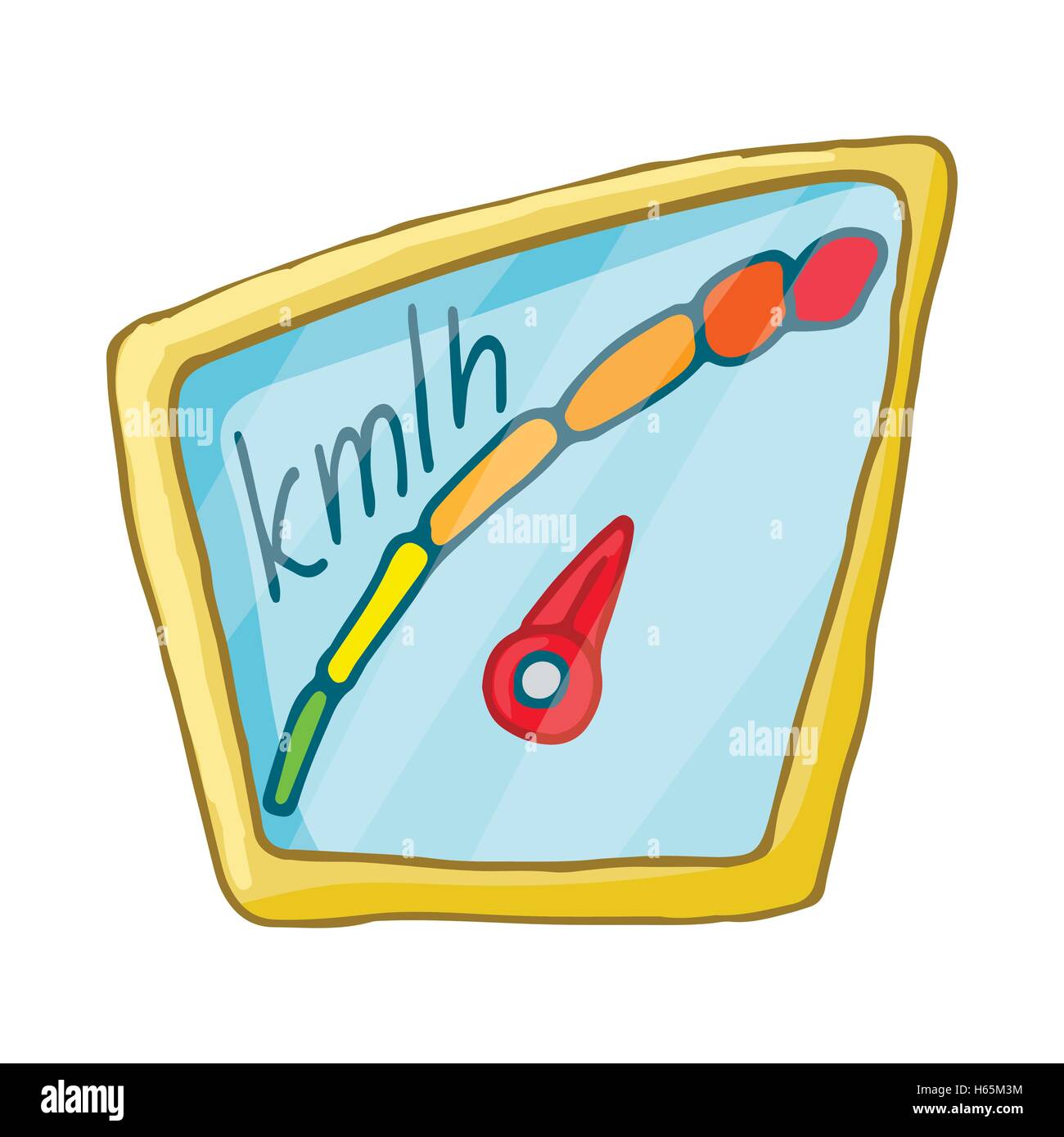 Speedometr icon, cartoon style Stock Vector Image & Art - Alamy