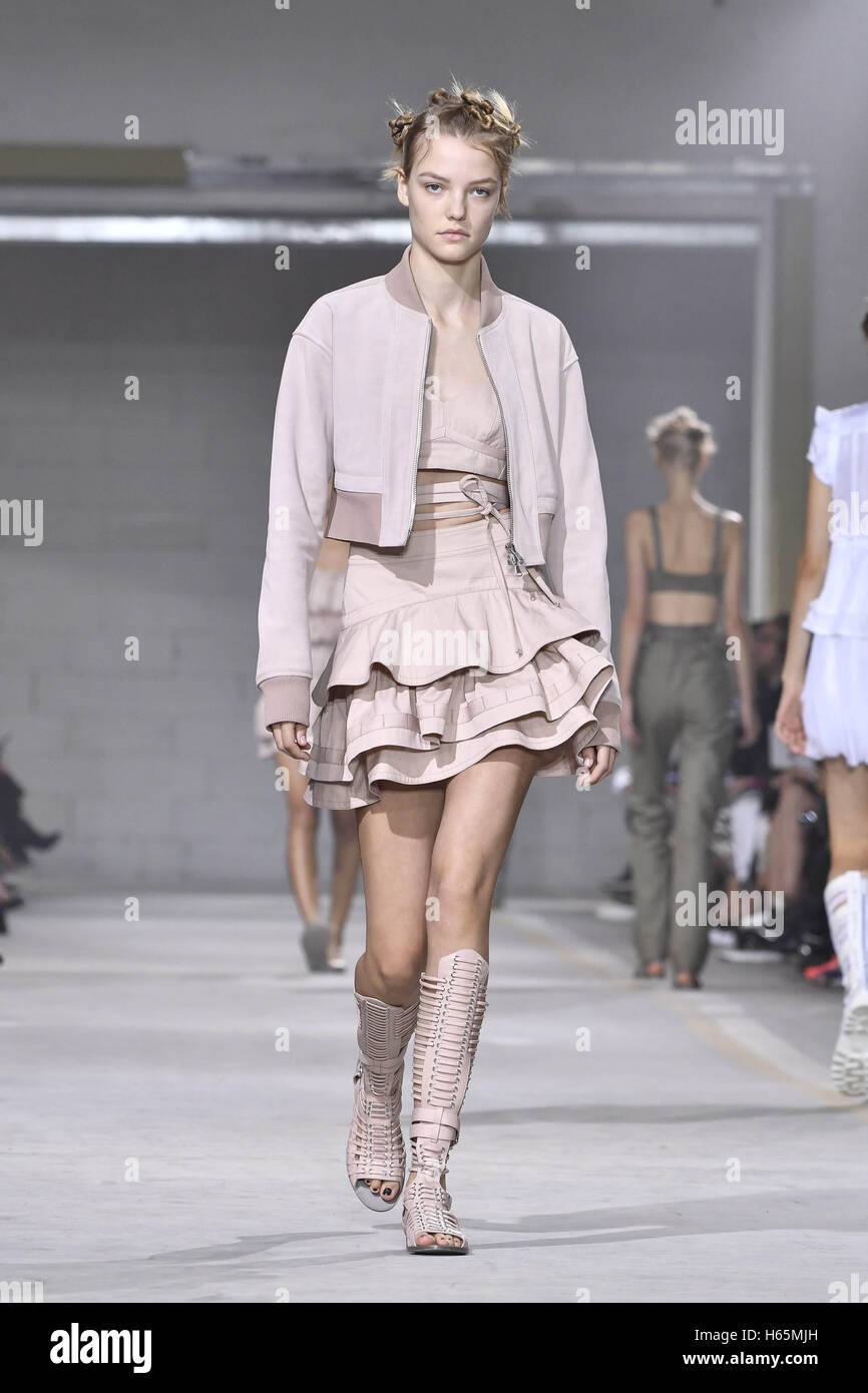 Models on the catwalk at the Diesel Black Gold show during Milan ...