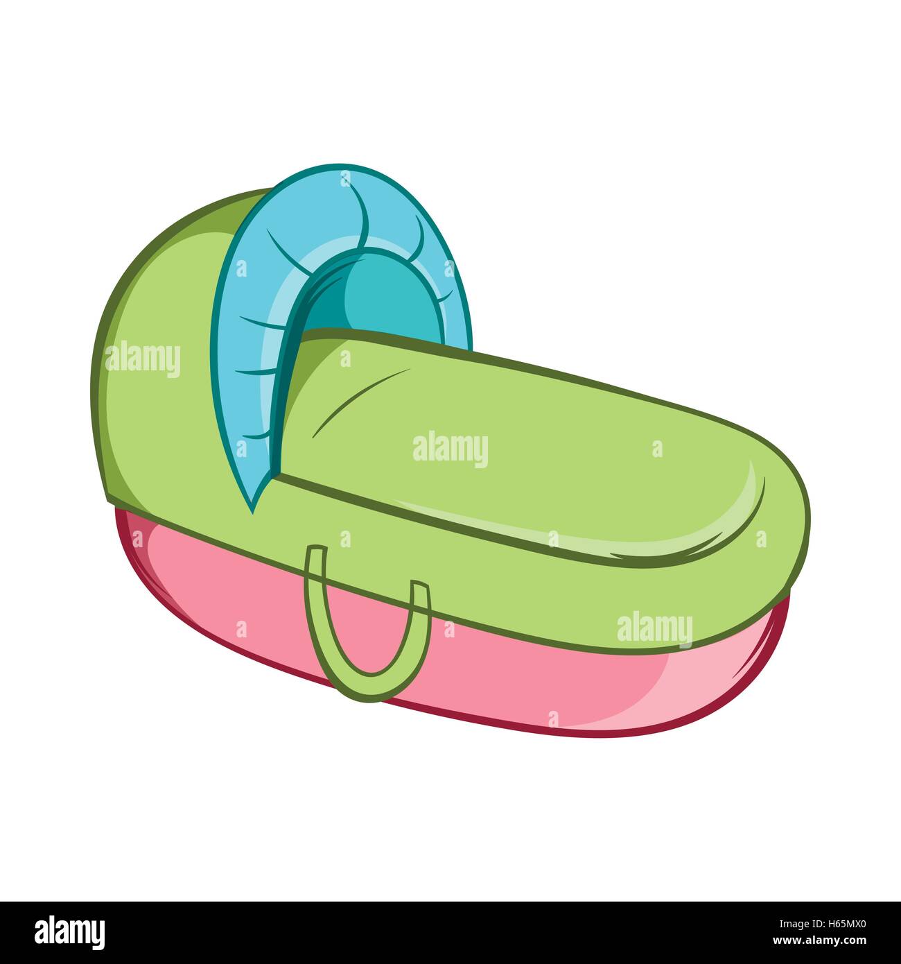 Baby cradle bed icon, cartoon style Stock Vector Image & Art - Alamy