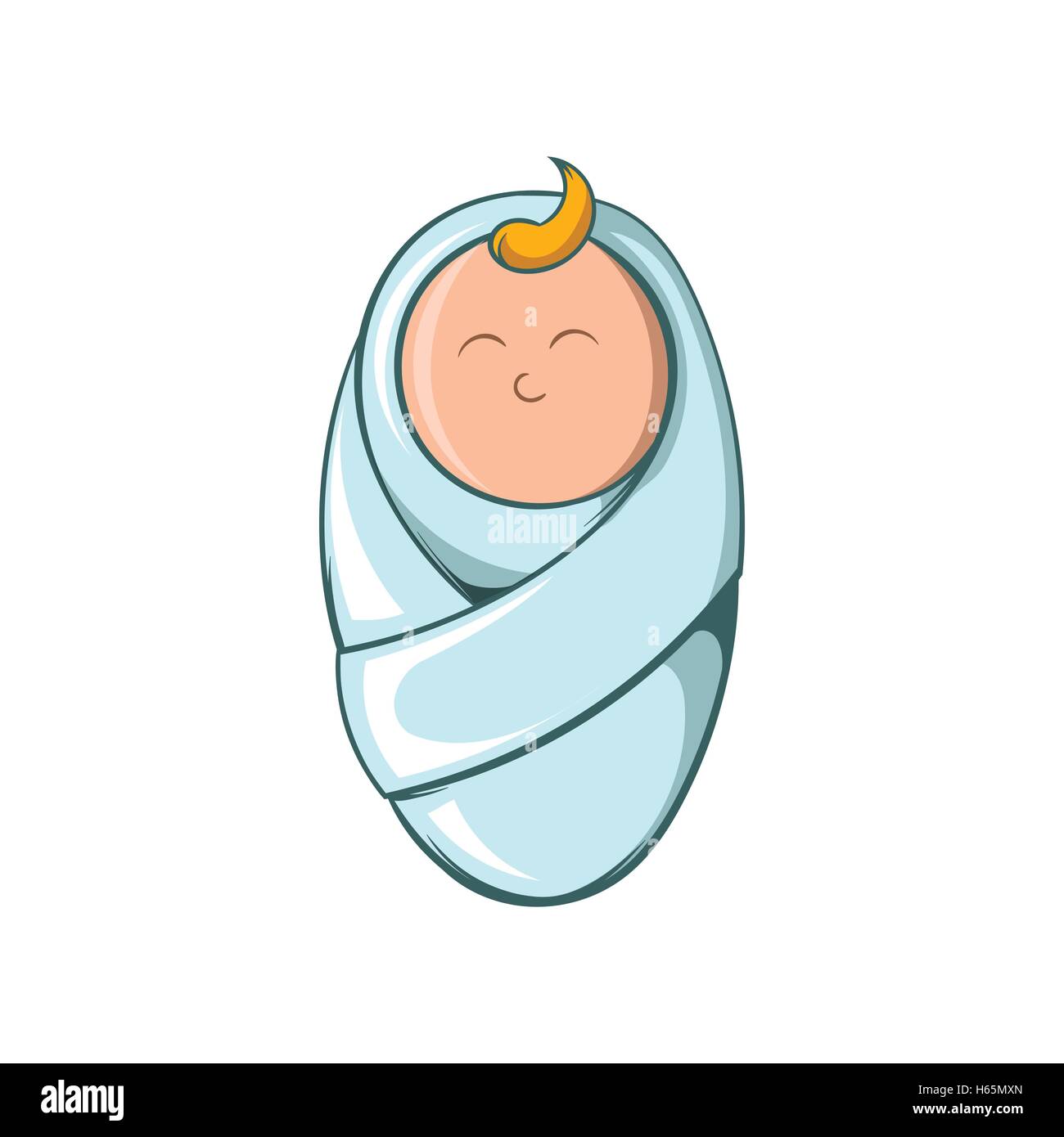 Newborn baby icon, cartoon style Stock Vector Image & Art - Alamy