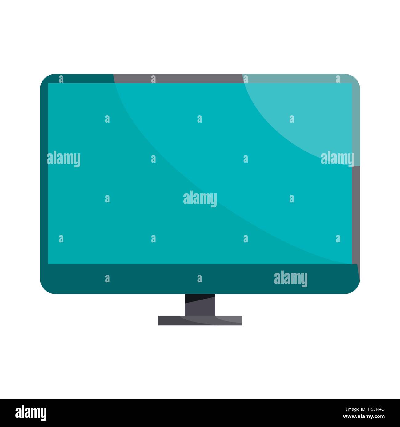 Blank computer monitor icon, cartoon style Stock Vector Image & Art - Alamy