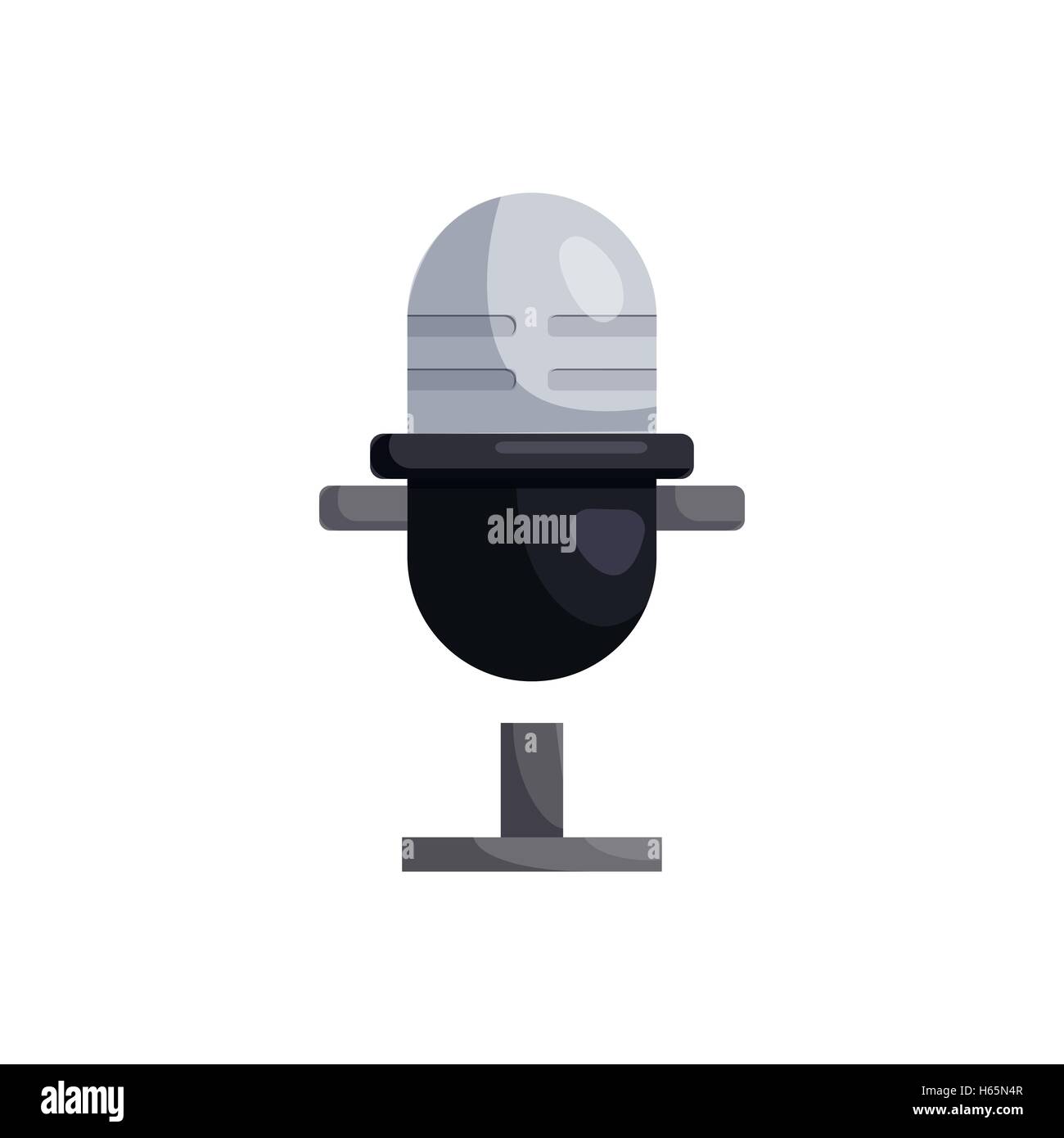 Retro microphone icon, cartoon style Stock Vector Image & Art - Alamy