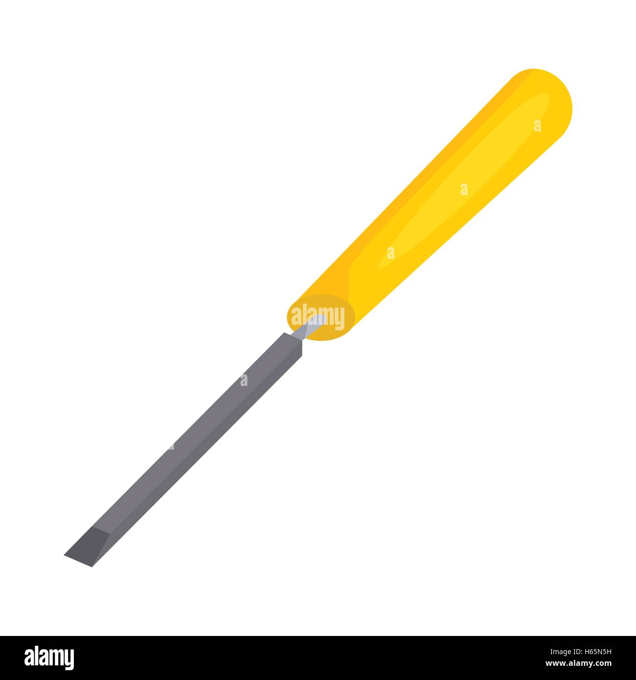 Chisel icon in cartoon style Stock Vector Image & Art - Alamy