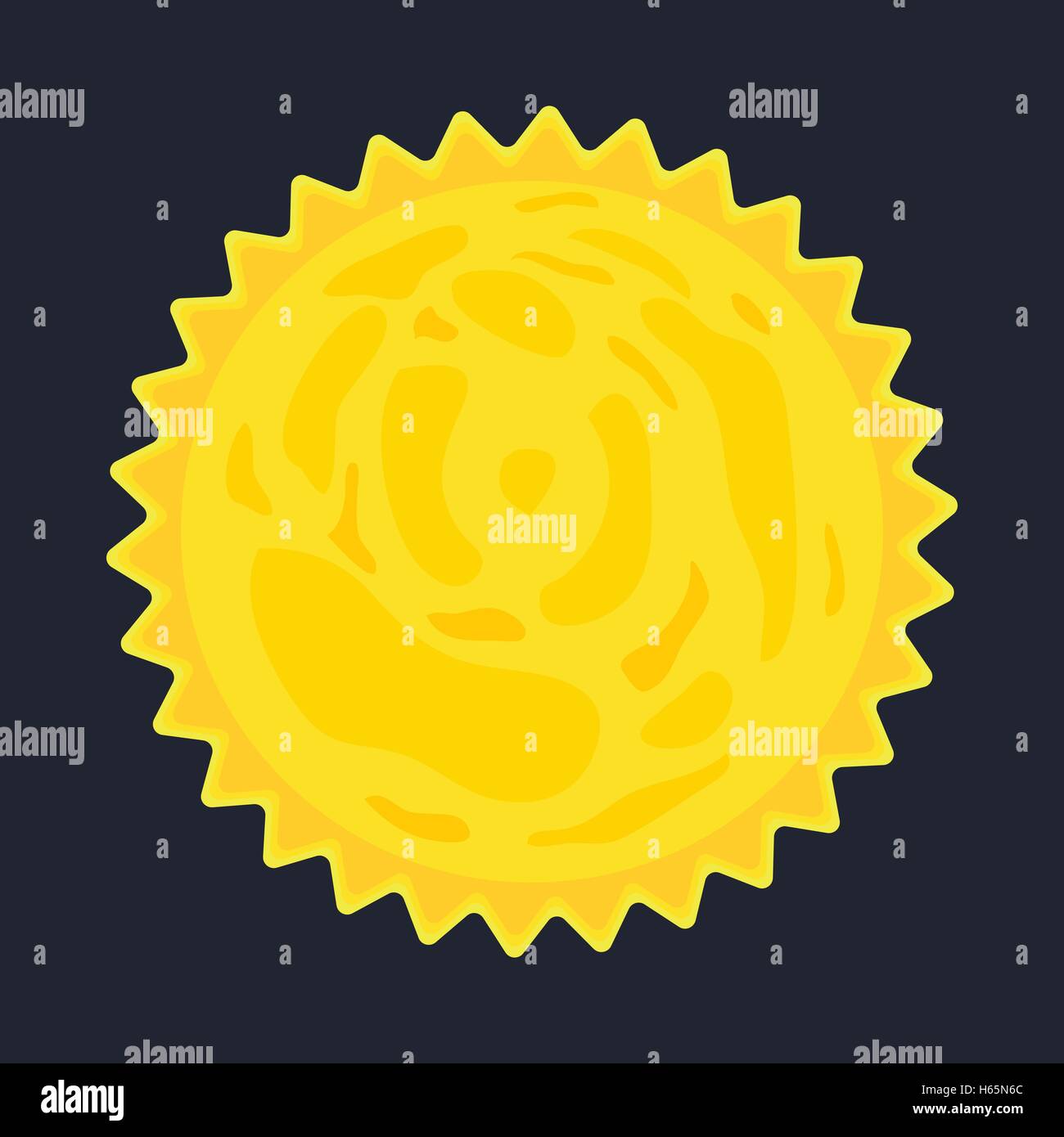 Sun burst star icon, cartoon style Stock Vector Image & Art - Alamy