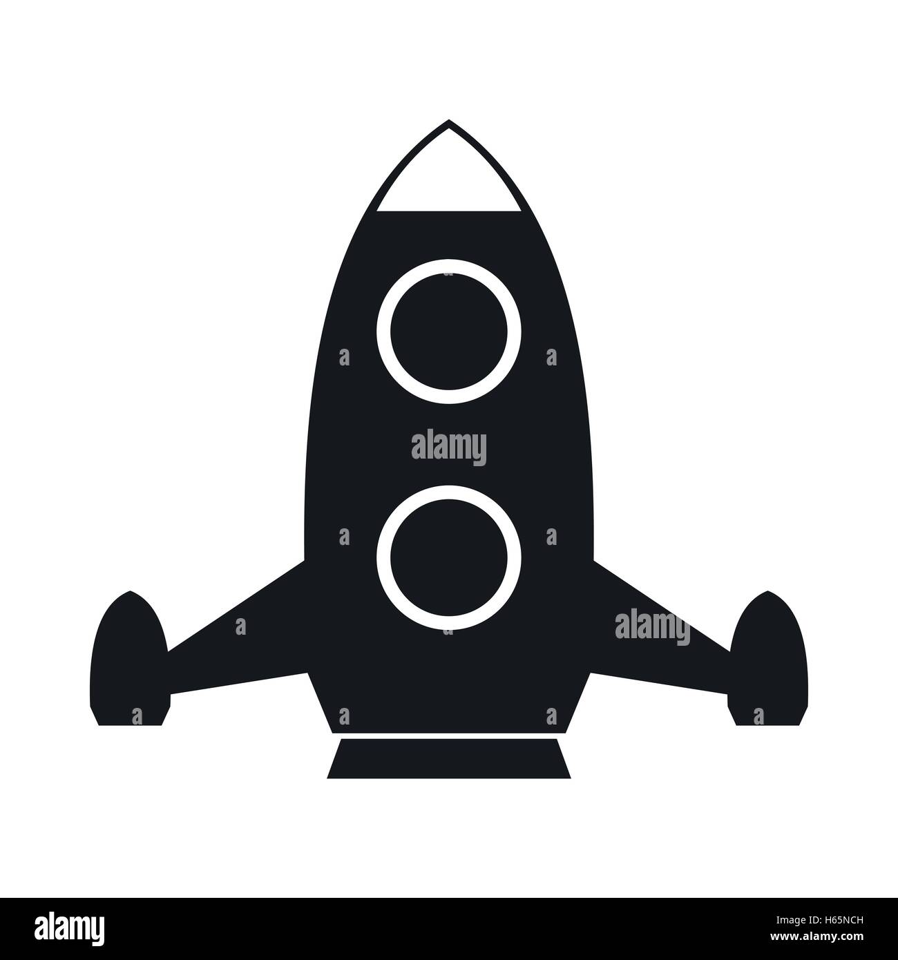 Rocket icon, simple style Stock Vector Image & Art - Alamy