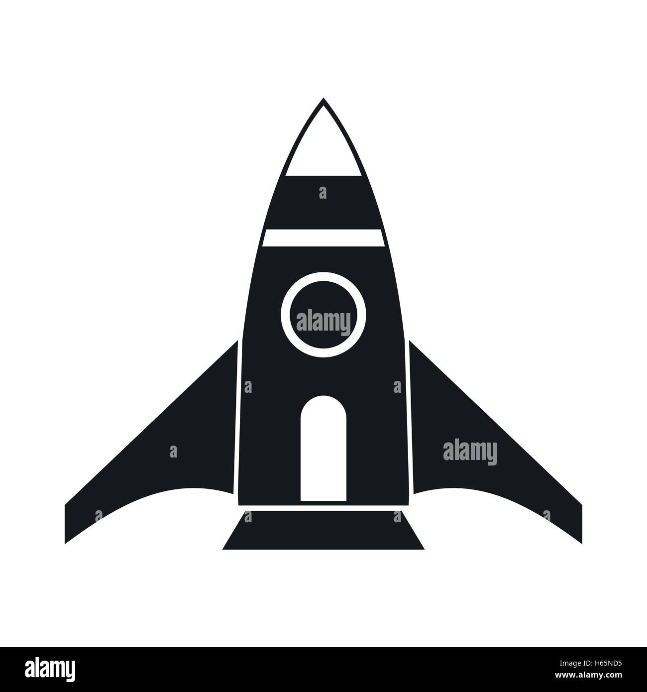 Rocket icon, simple style Stock Vector Image & Art - Alamy