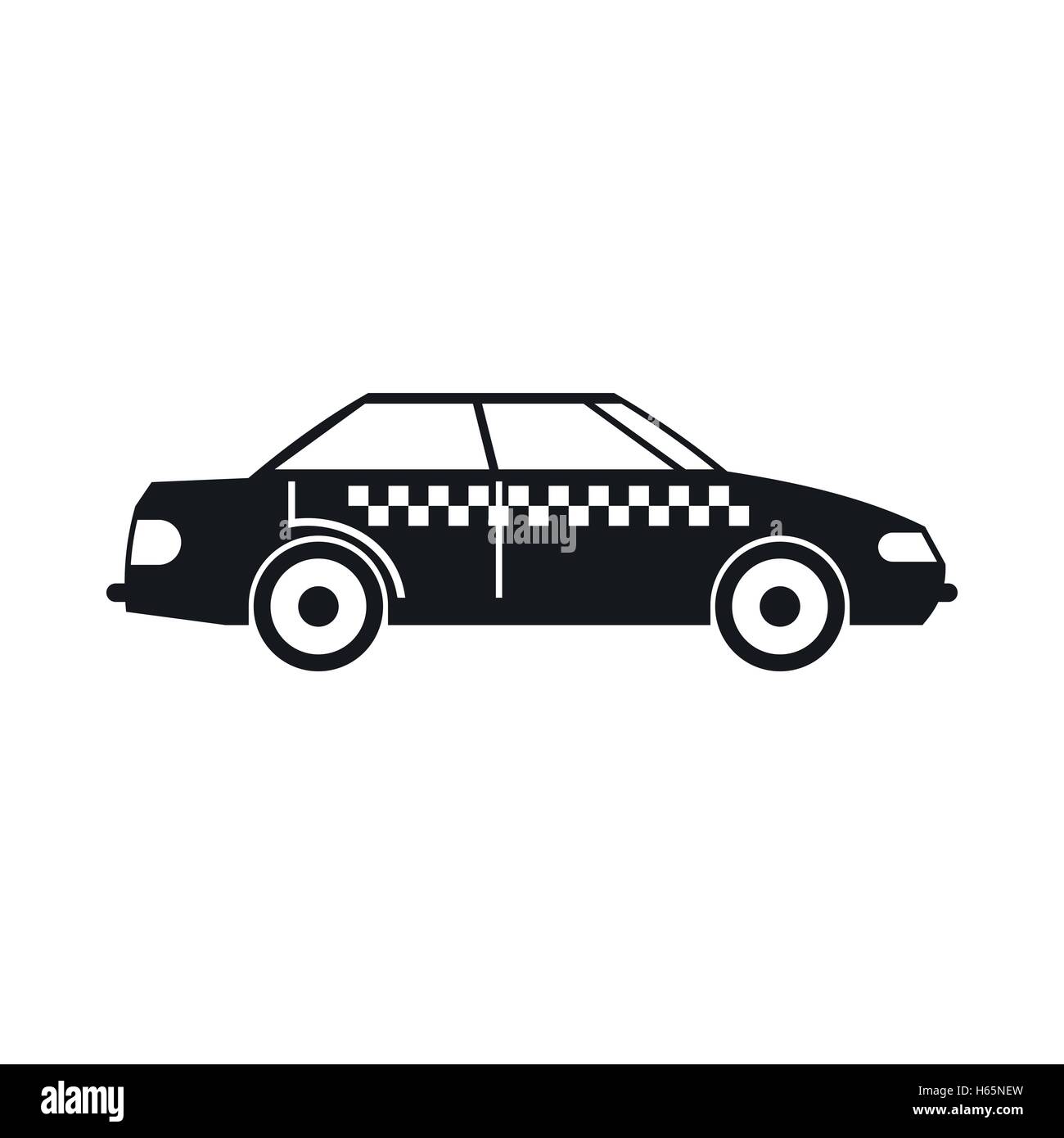 Taxi icon, simple style Stock Vector Image & Art - Alamy