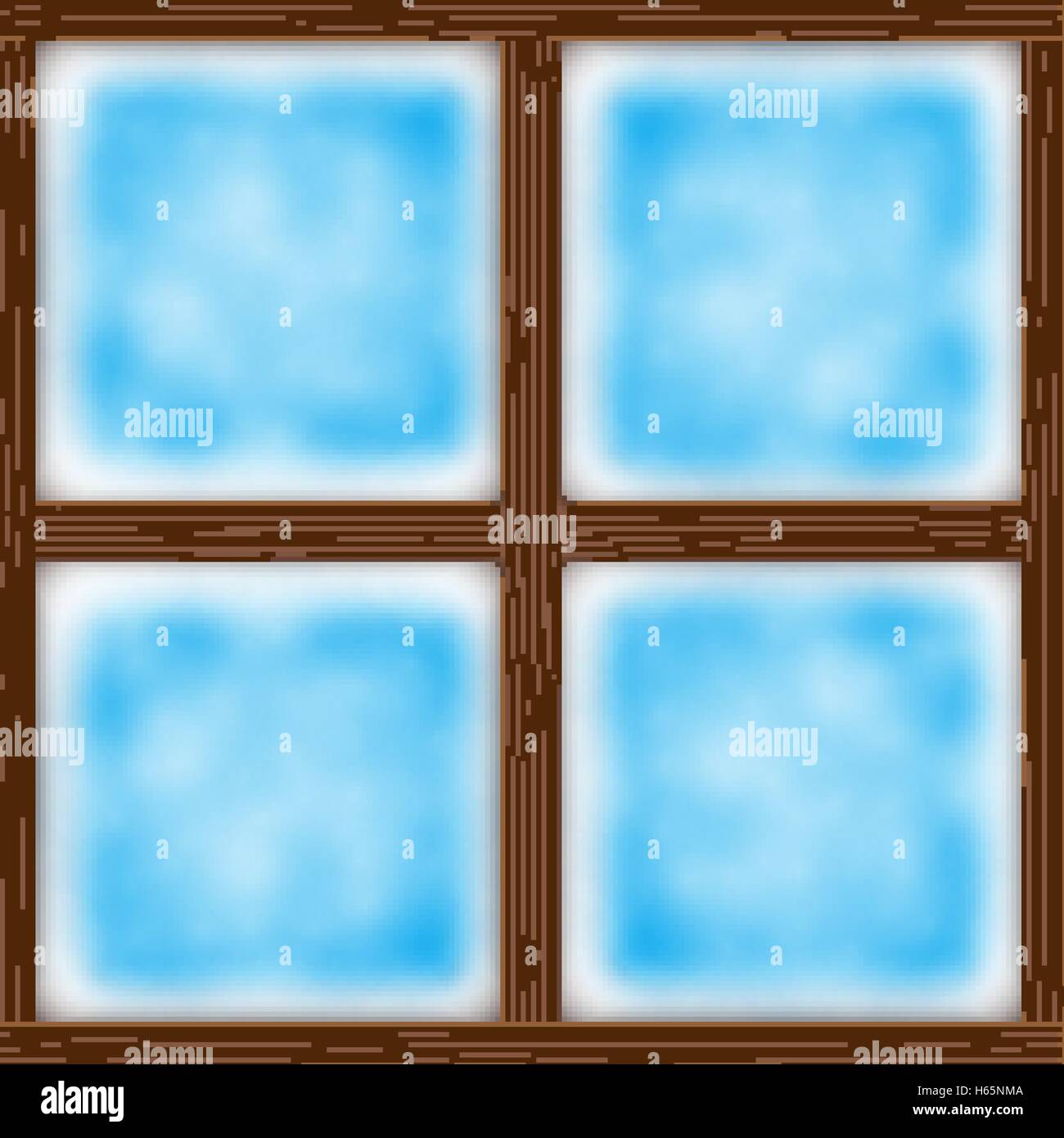 Frosted window. Vector Illustration Stock Vector Image & Art - Alamy