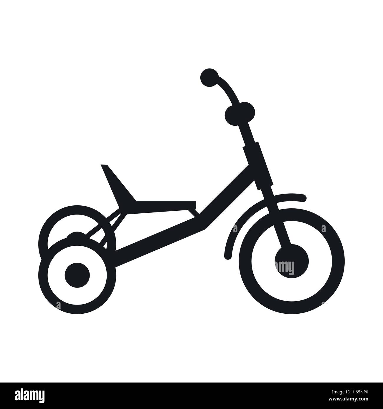 Tricycle icon, simple style Stock Vector Image & Art - Alamy