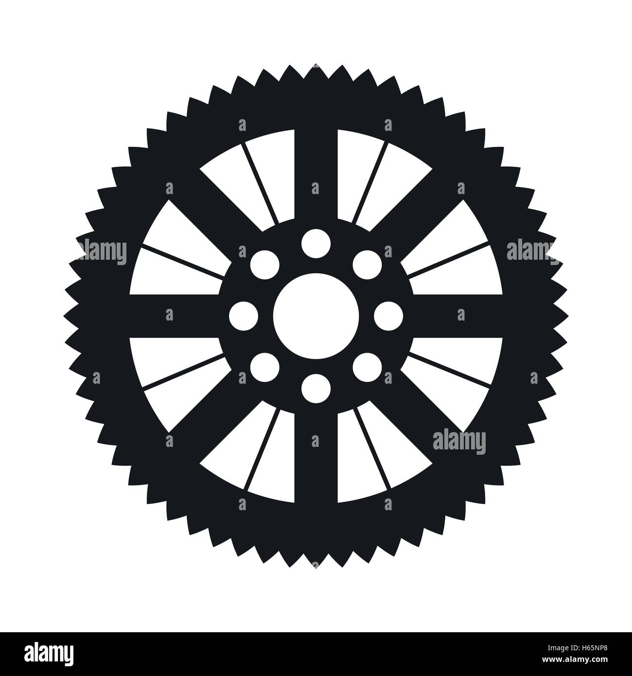 Sprocket teeth Stock Vector Images - Alamy