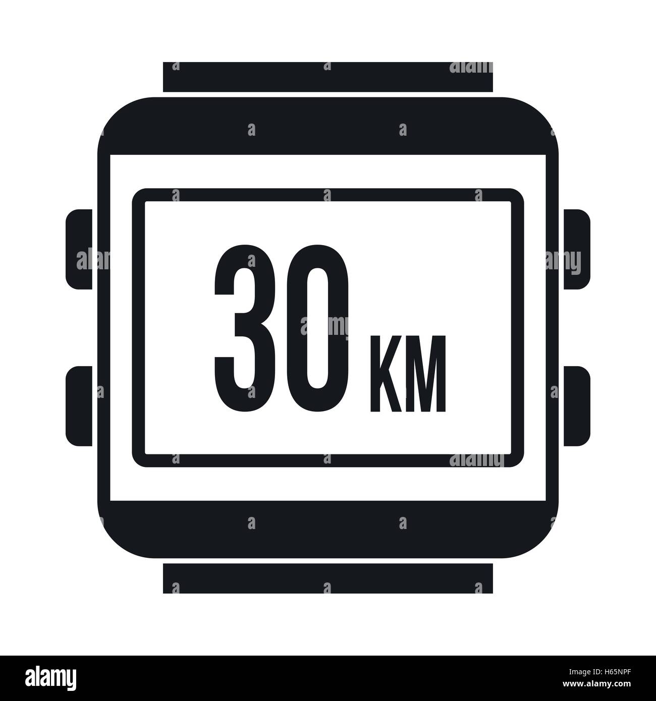 Speedometer bike icon, simple style Stock Vector Image & Art - Alamy