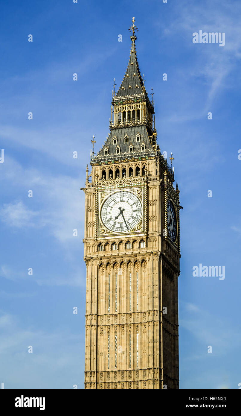 Big Ben Clock Tower Close Up