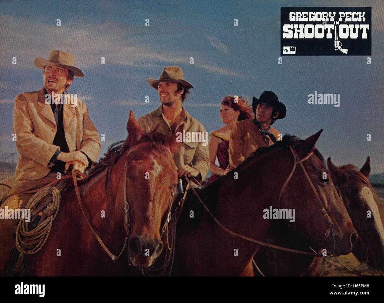 Shoot Out, aka: Abrechnung in Gun Hill, USA 1971, Regie: Henry Hathaway, Szenenfoto Stock Photo ...