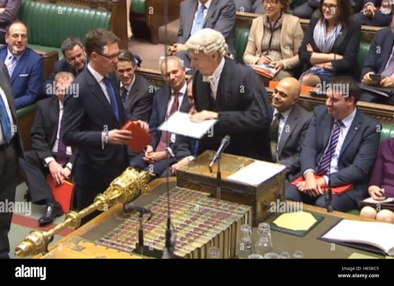 Conservative MP Robert Courts being sworn in as the new MP for Witney ...