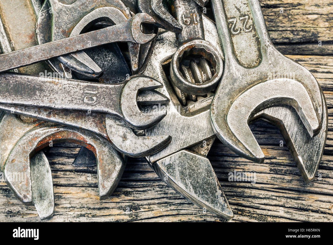 Rusty spanners hi-res stock photography and images - Alamy