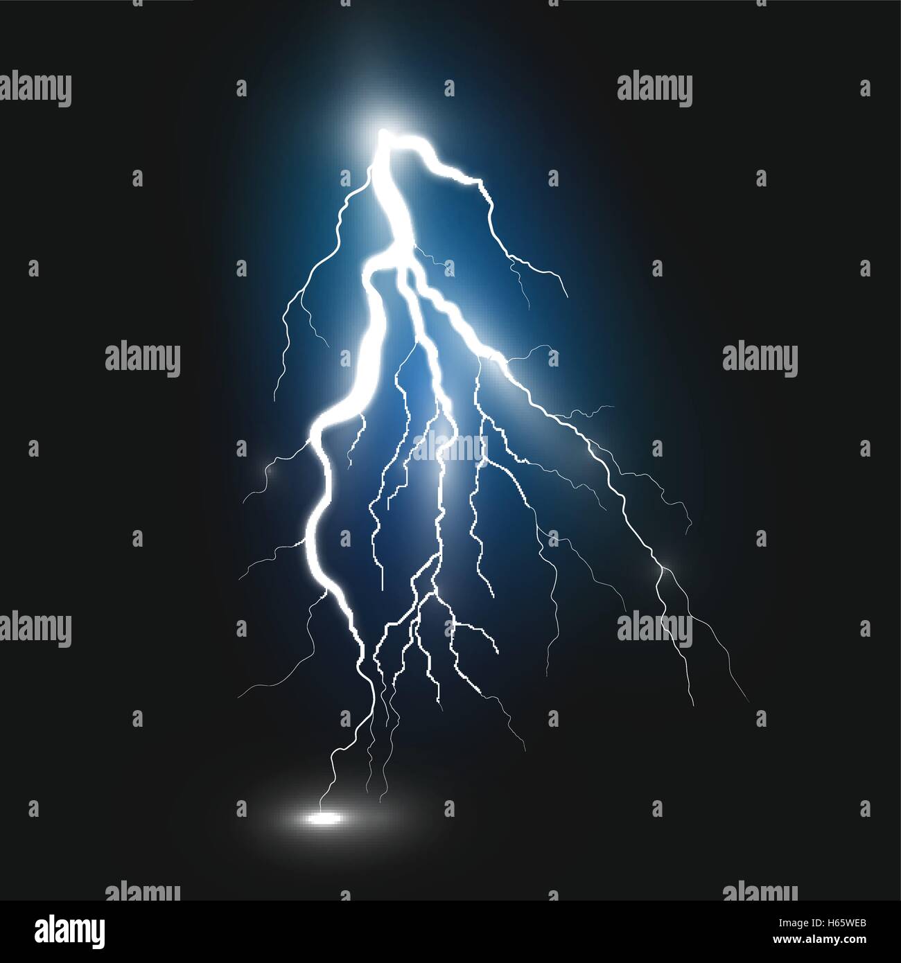 Best realistic lightning sign Stock Vector Image & Art - Alamy