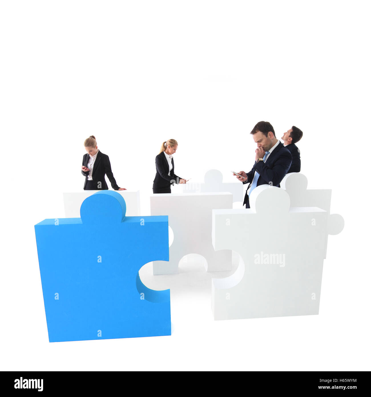 Group of phones on white hi-res stock photography and images - Alamy