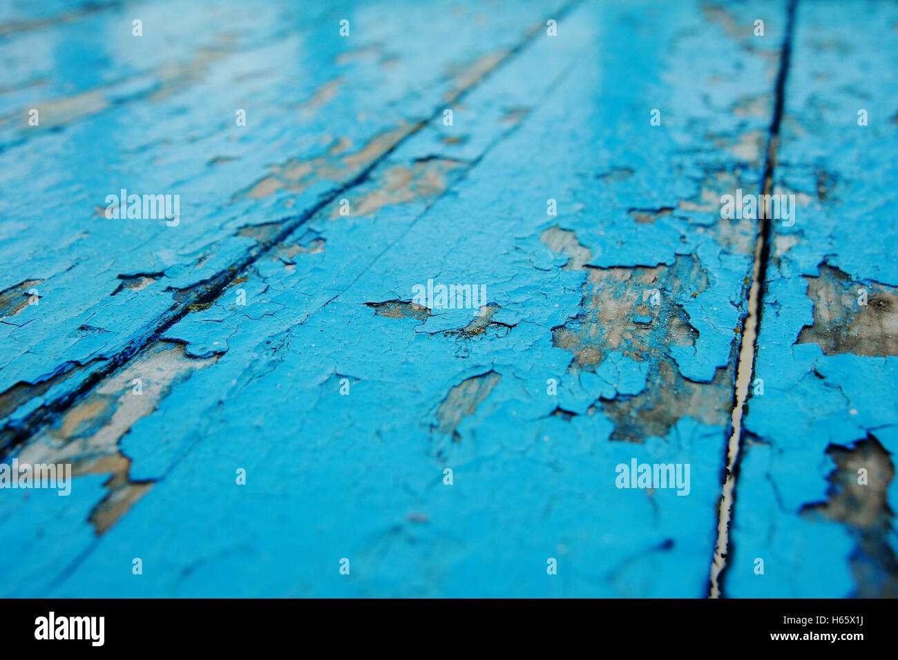 blue wooden old boards background Stock Photo - Alamy